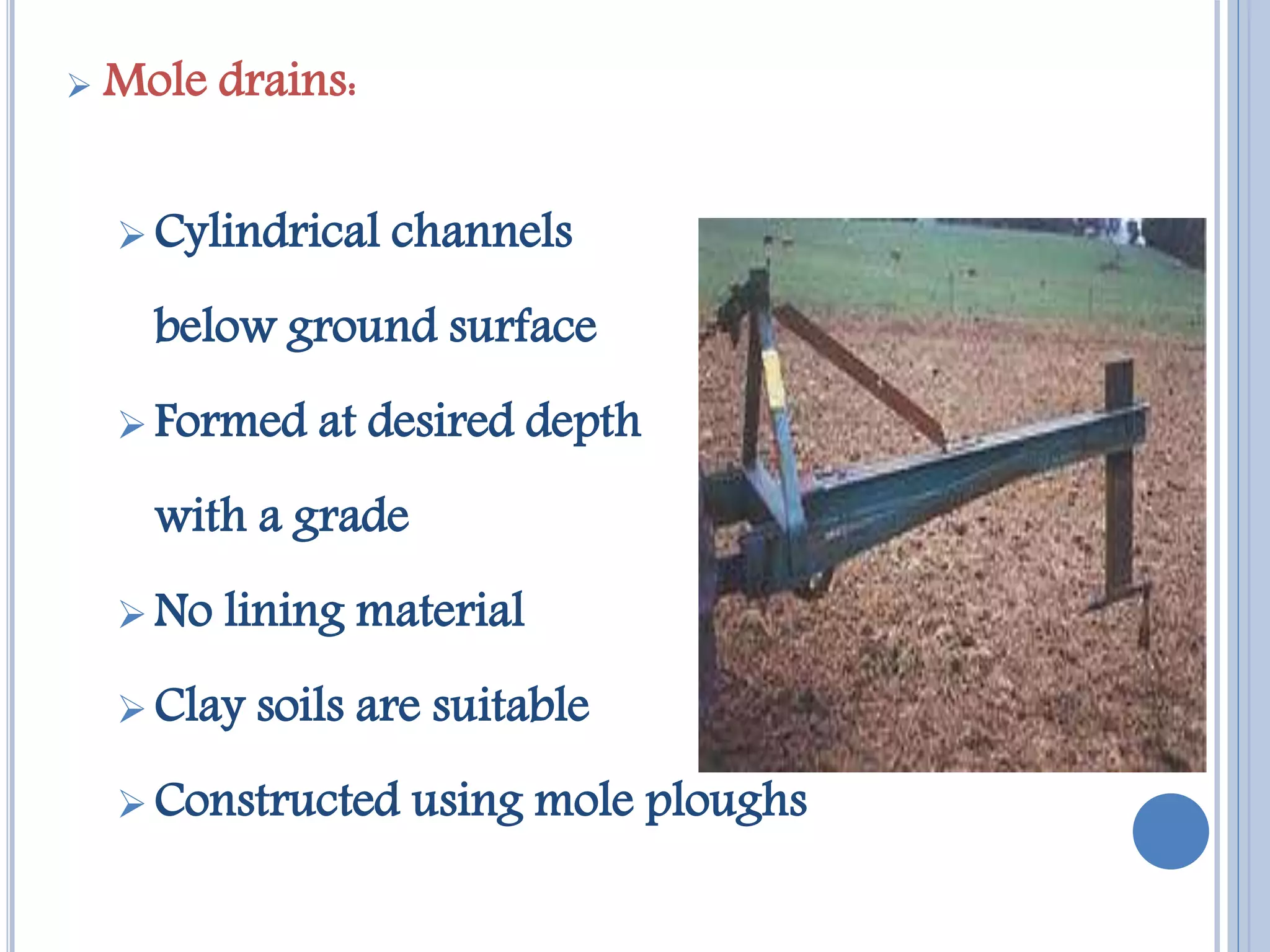 LAND DRAINAGE- CLASSIFICATIONS, STEADY AND UNSTEADY STATE EQUATIONS | PPTX