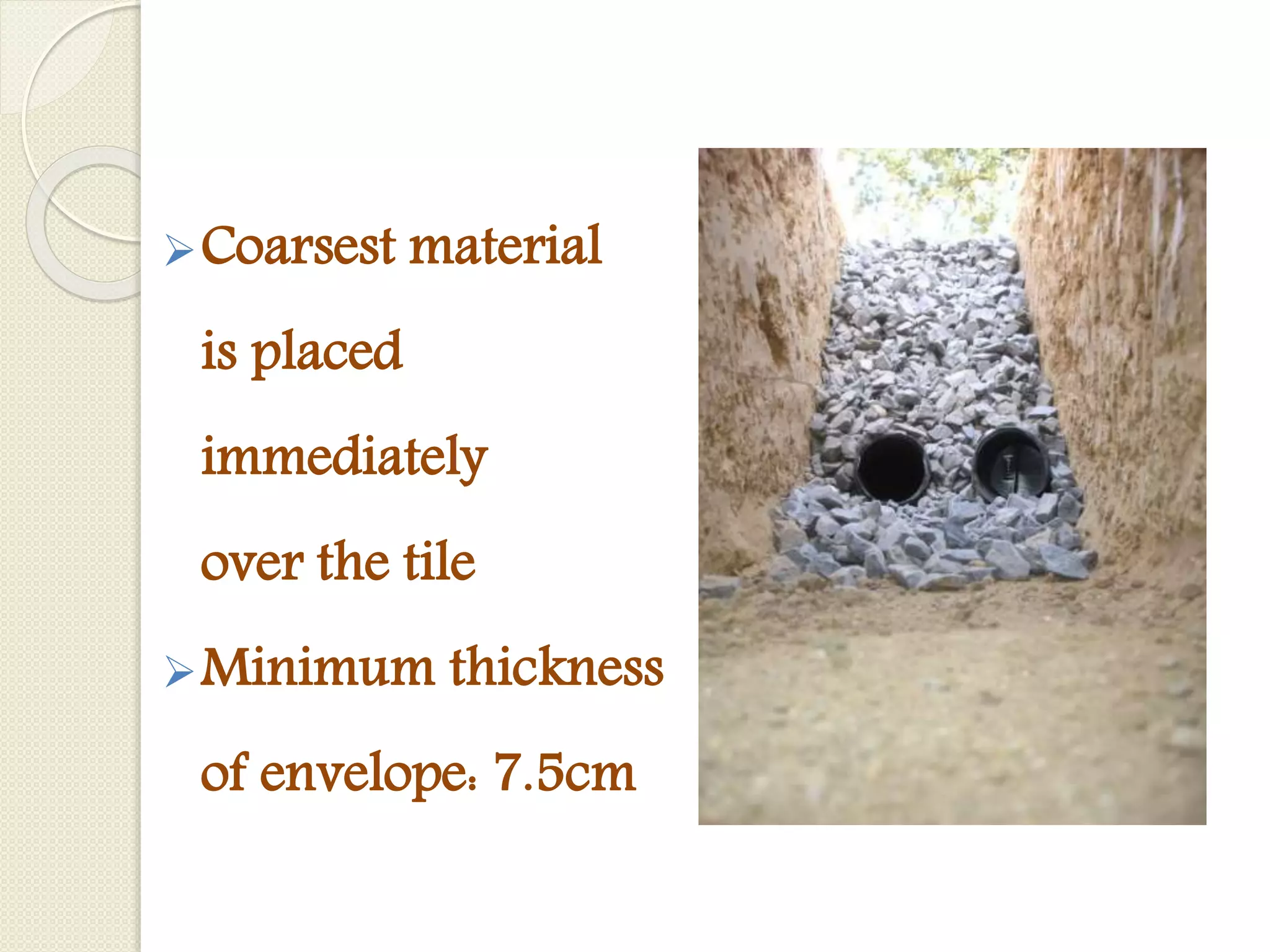 Design Of Subsurface Drainage System Pptx