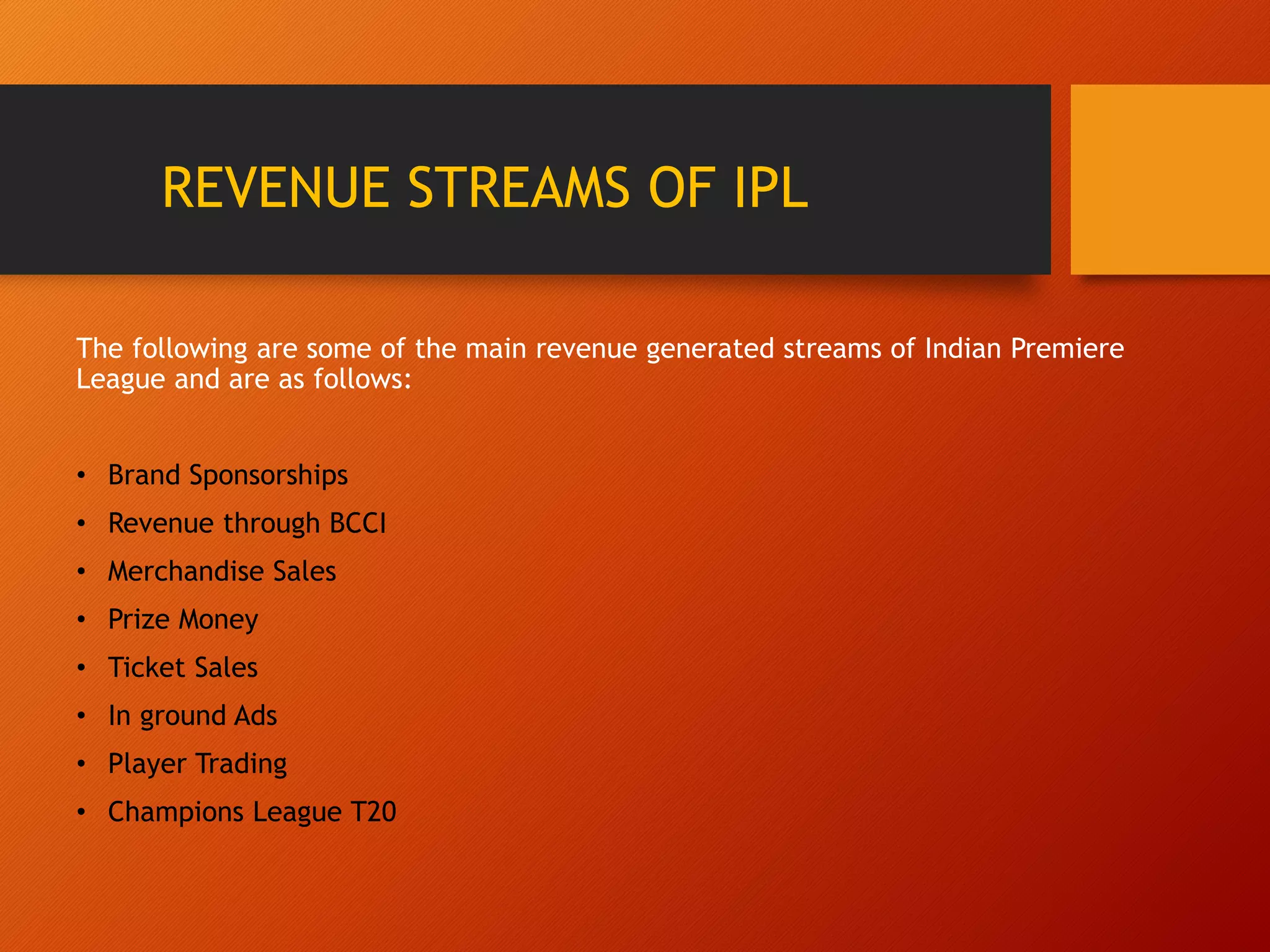 IPL Presentation | PPTX