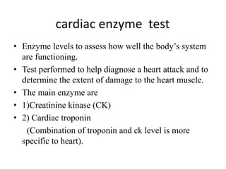 Cardiac Function Test | PPTX