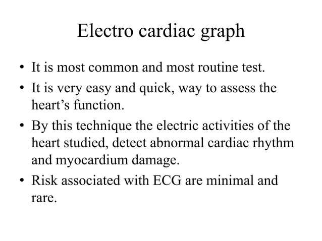 Cardiac Function Test | PPTX