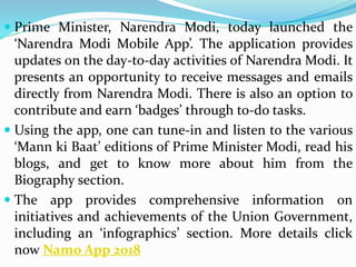 Namo app 2018 | PPTX