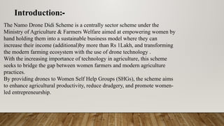 Namo Drone Didi Scheme.pptx empowering women | PPTX