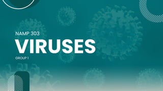 NAMP 303 Viruses (Group 1).pdf Microbiology and Parasitology | PDF