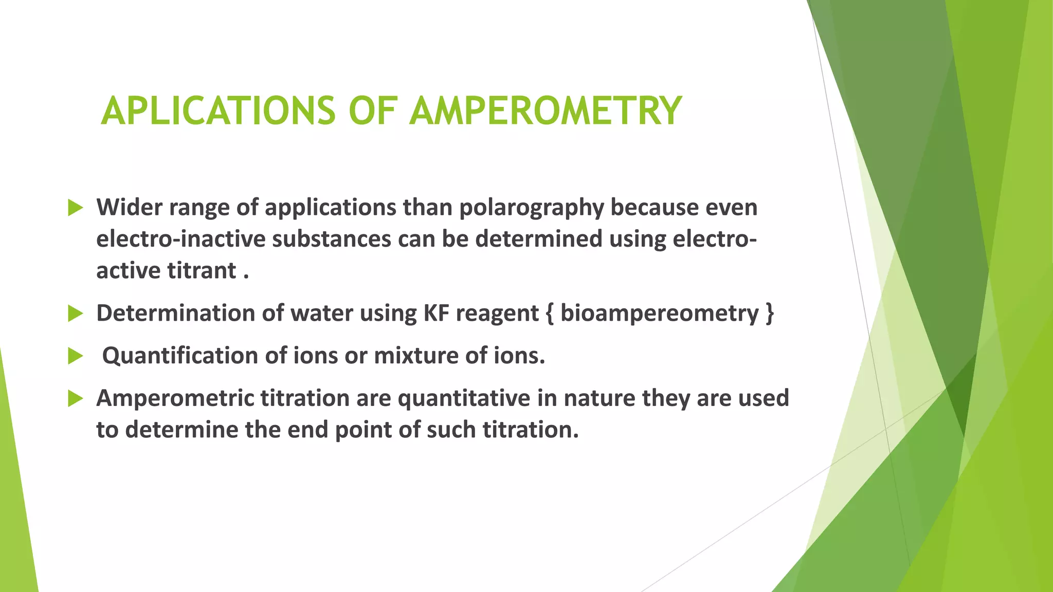 AMPEROMETRY | PPTX
