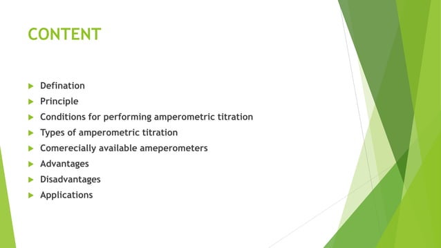 AMPEROMETRY | PPTX