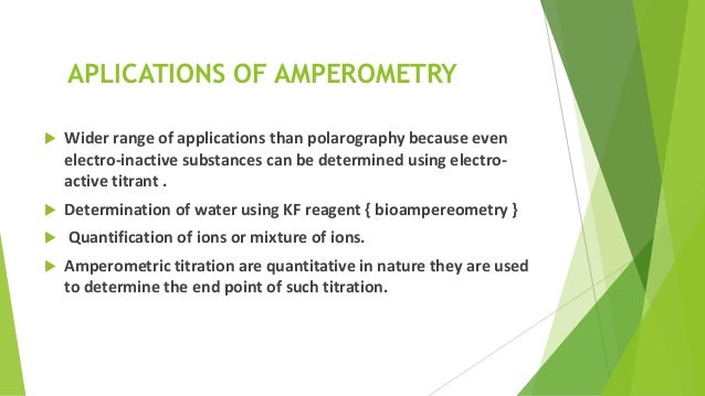 AMPEROMETRY