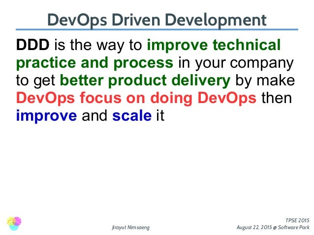 Better delivery with DevOps Driven Development