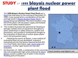 A ppt on natural disaster and safty risks at nuclear power plant | PPTX