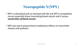 Non adrenergic and Non cholinergic transmission | PPTX | Brain and ...