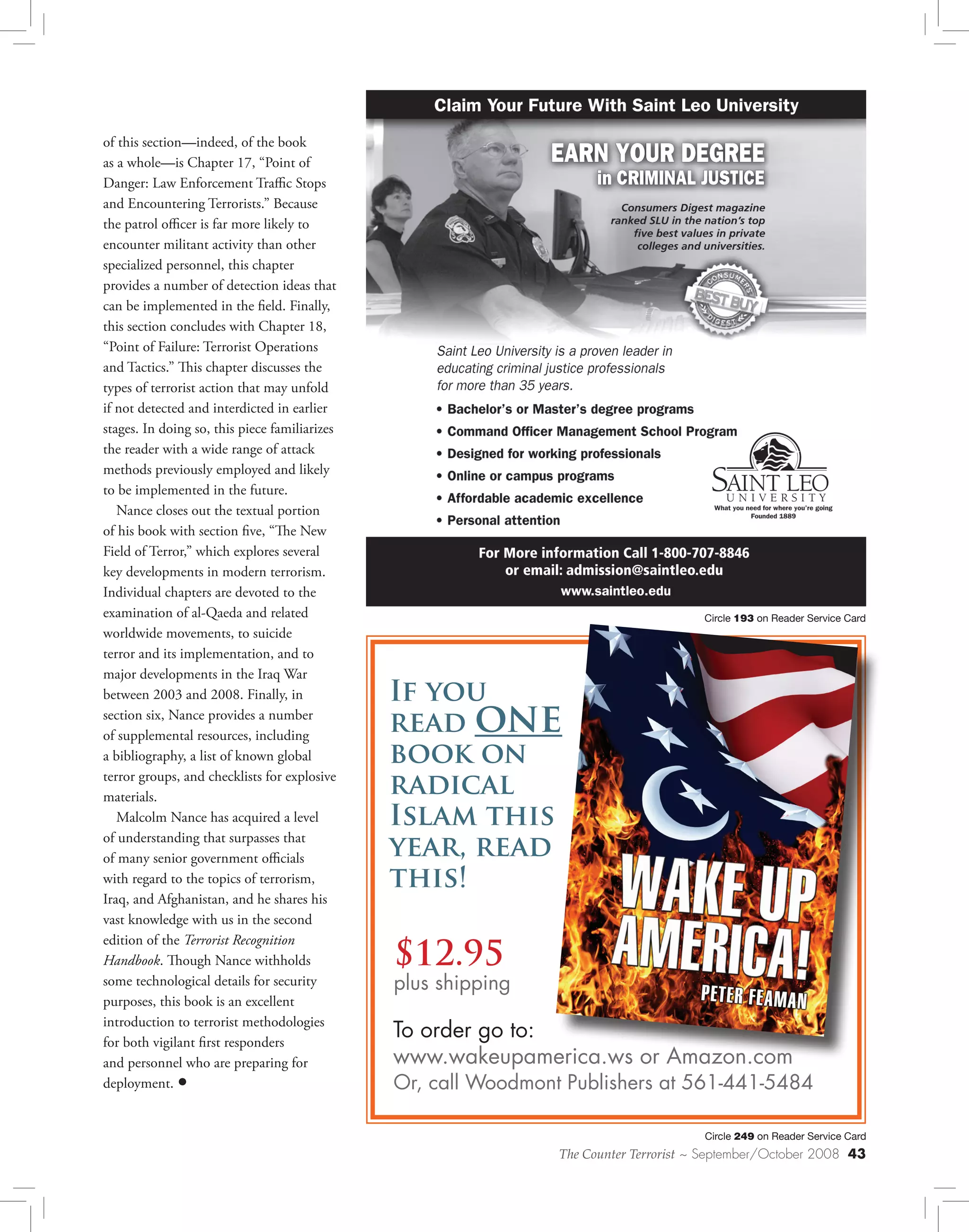BOOK REVIEW: Terrorist Recognition Handbook | PDF | Terrorism ...