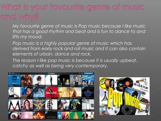 My Favourite Music | PPT