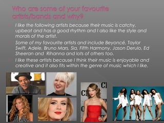 My Favourite Music | PPT