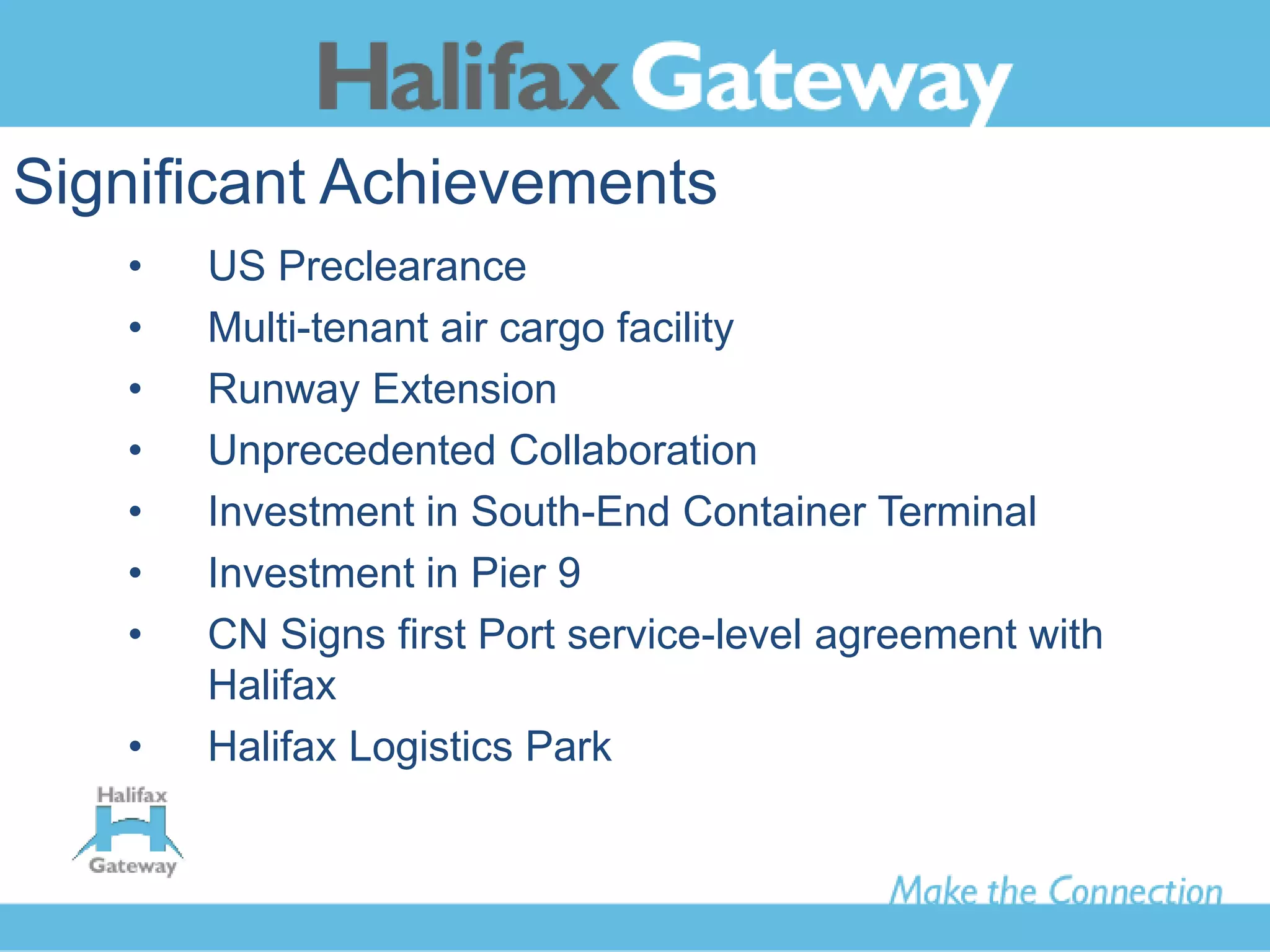 Halifax Gateway Council presentation | PPT