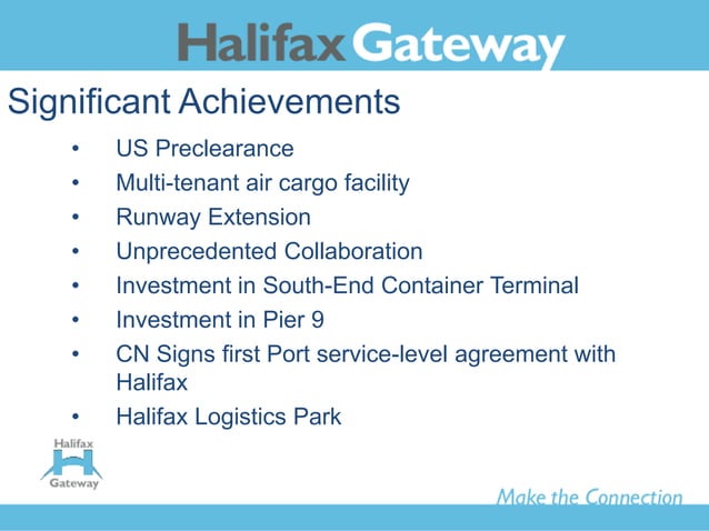 Halifax Gateway Council presentation | PPT