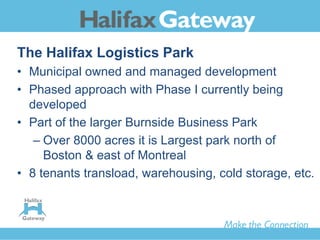 Halifax Gateway Council presentation | PPTX