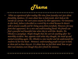 the view from Saturday | PPT