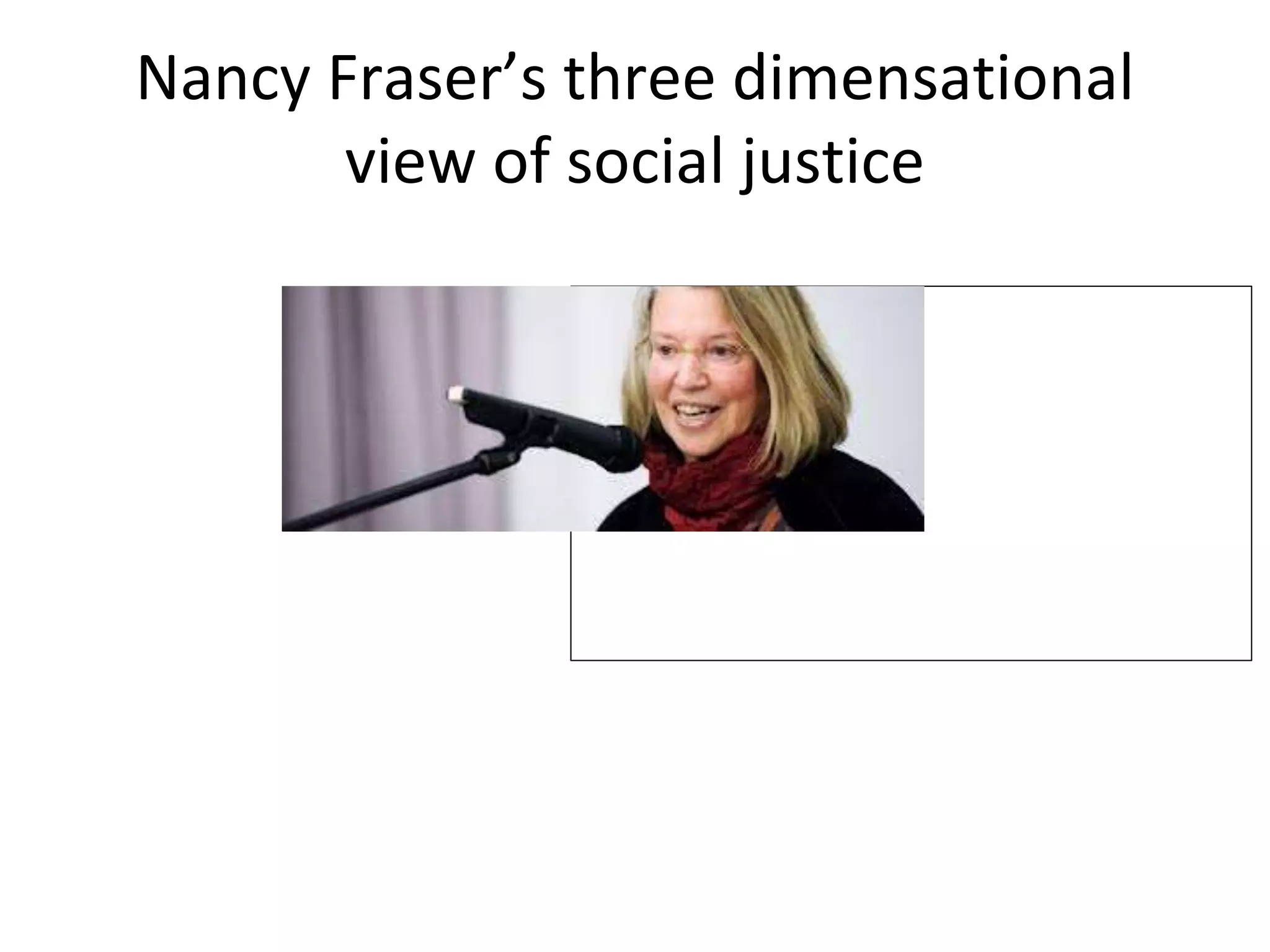 Nancy Fraser and Social Justice | PPTX