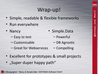 Introduction to the Nancy Framework | PPT