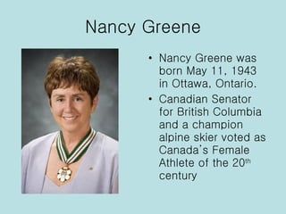 nancy greene | PPT | Sports