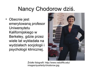 Nancy julia chodorow | PPT