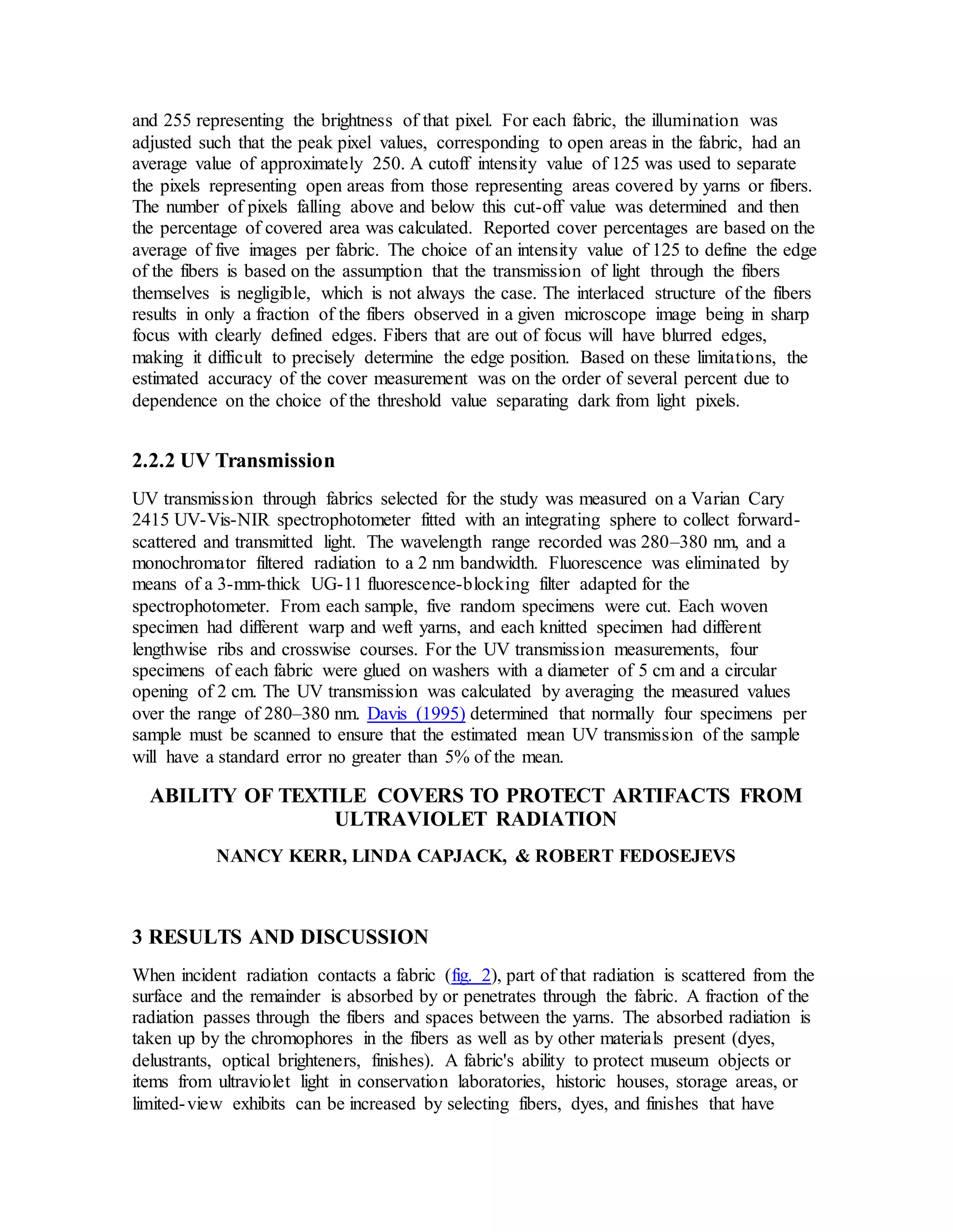 Nancy kerr ability of textiles | DOC