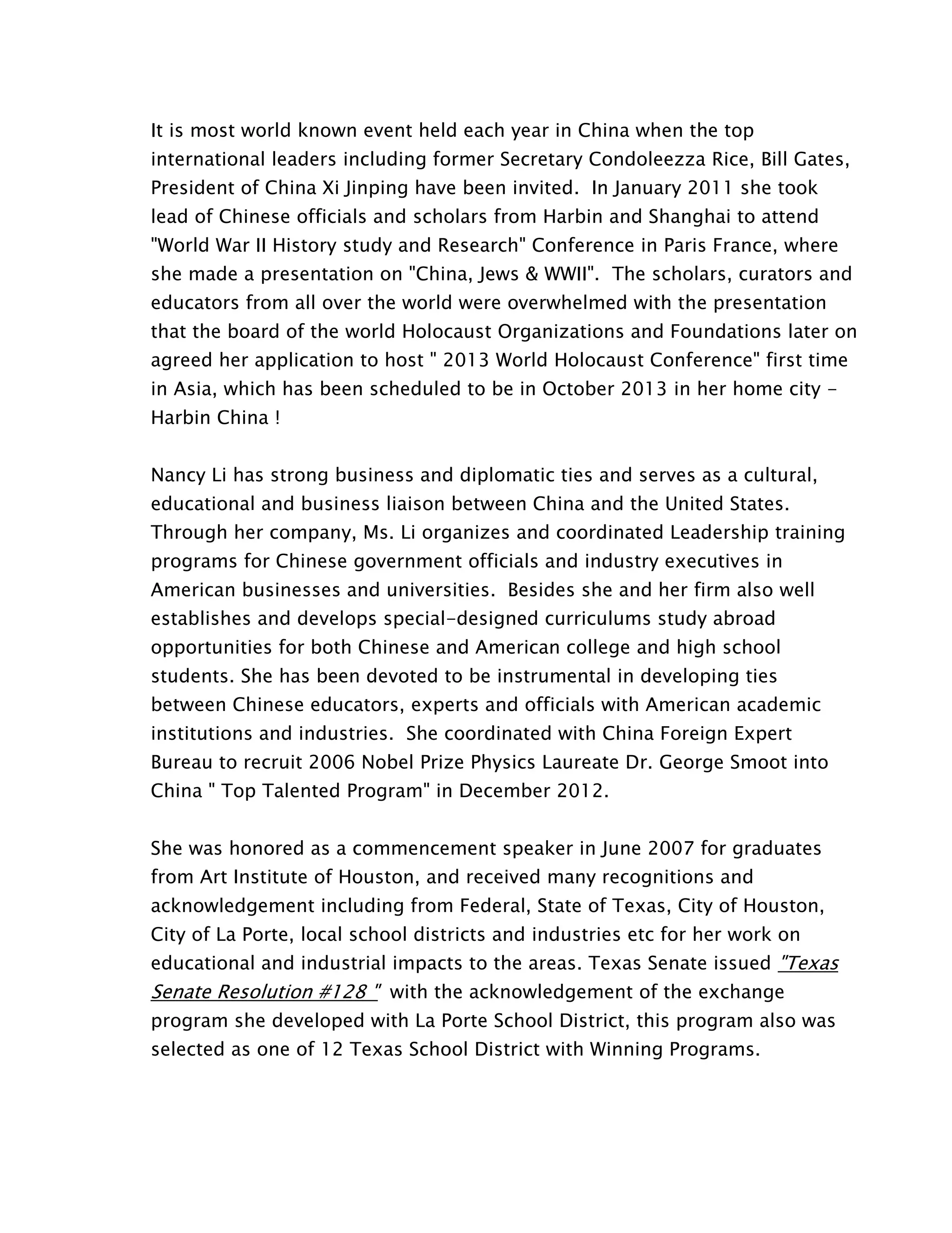 Soner Tarim of Gulen Harmony Schools Wife Nancy Li | PDF