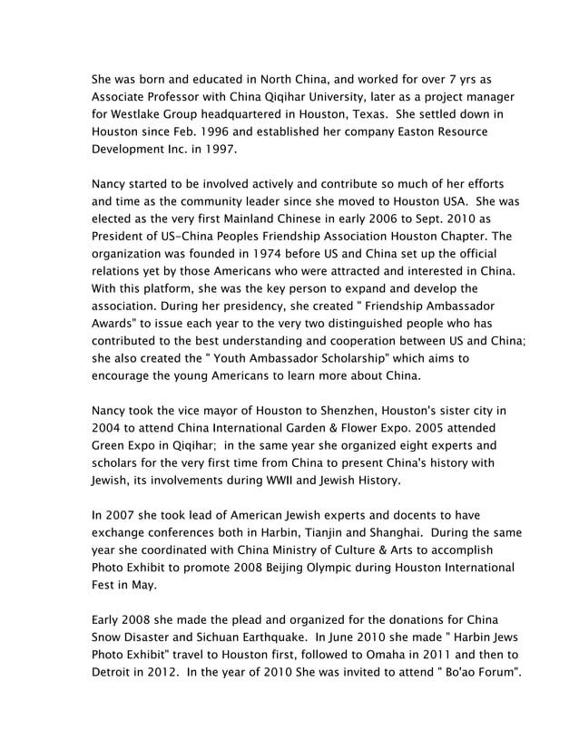 Soner Tarim of Gulen Harmony Schools Wife Nancy Li | PDF