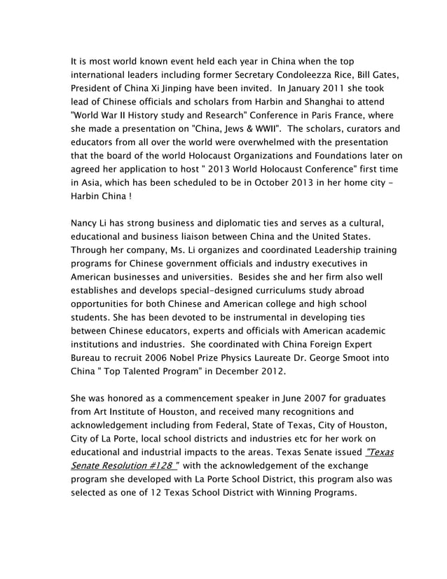 Soner Tarim of Gulen Harmony Schools Wife Nancy Li | PDF