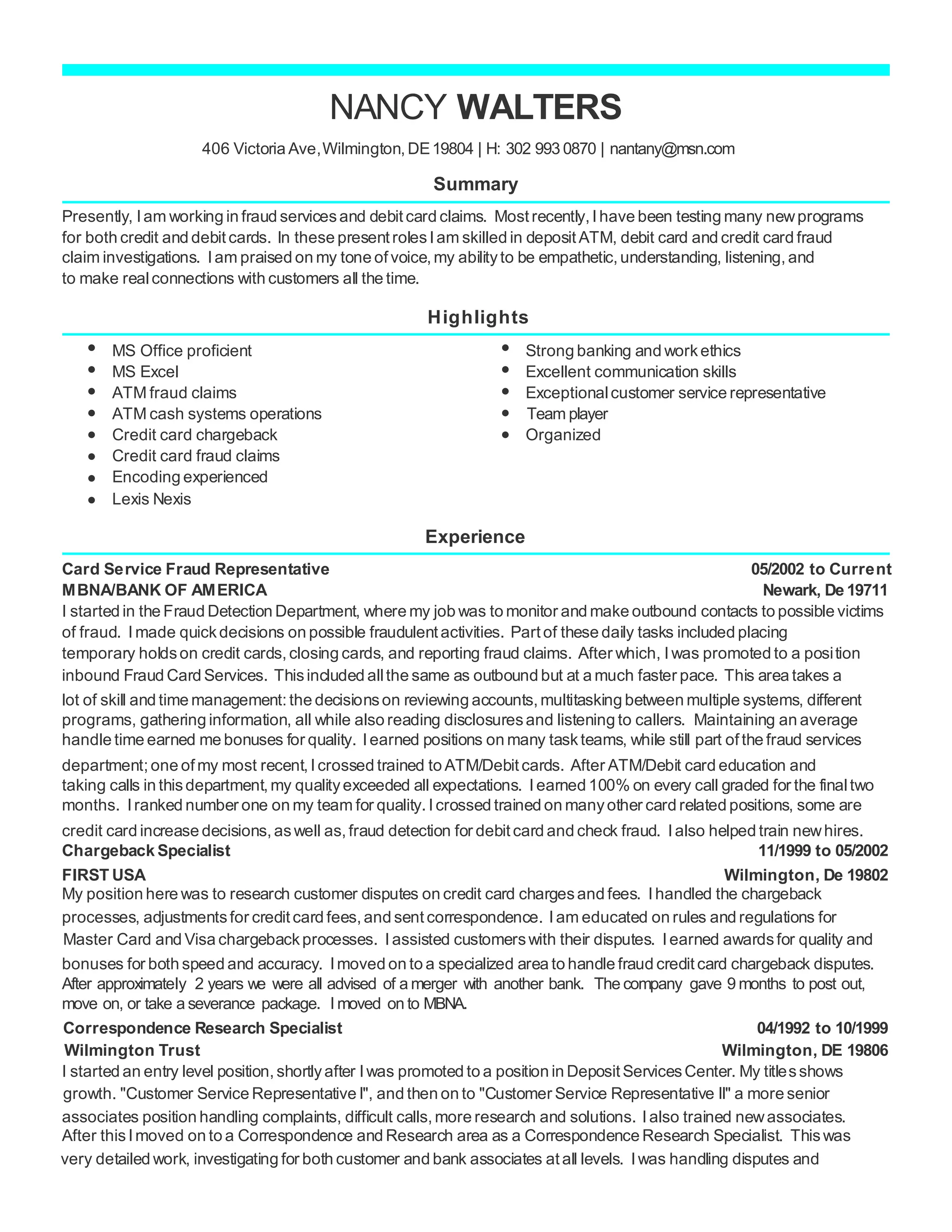 Nancy most current | DOCX