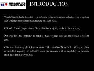 maruti | PPTX