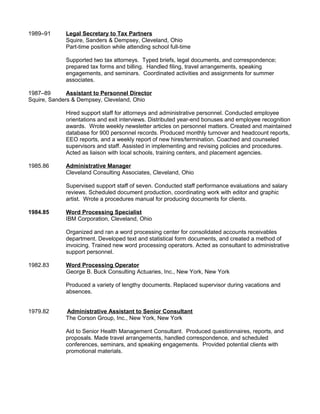 Nancy Resume 2010 | DOC