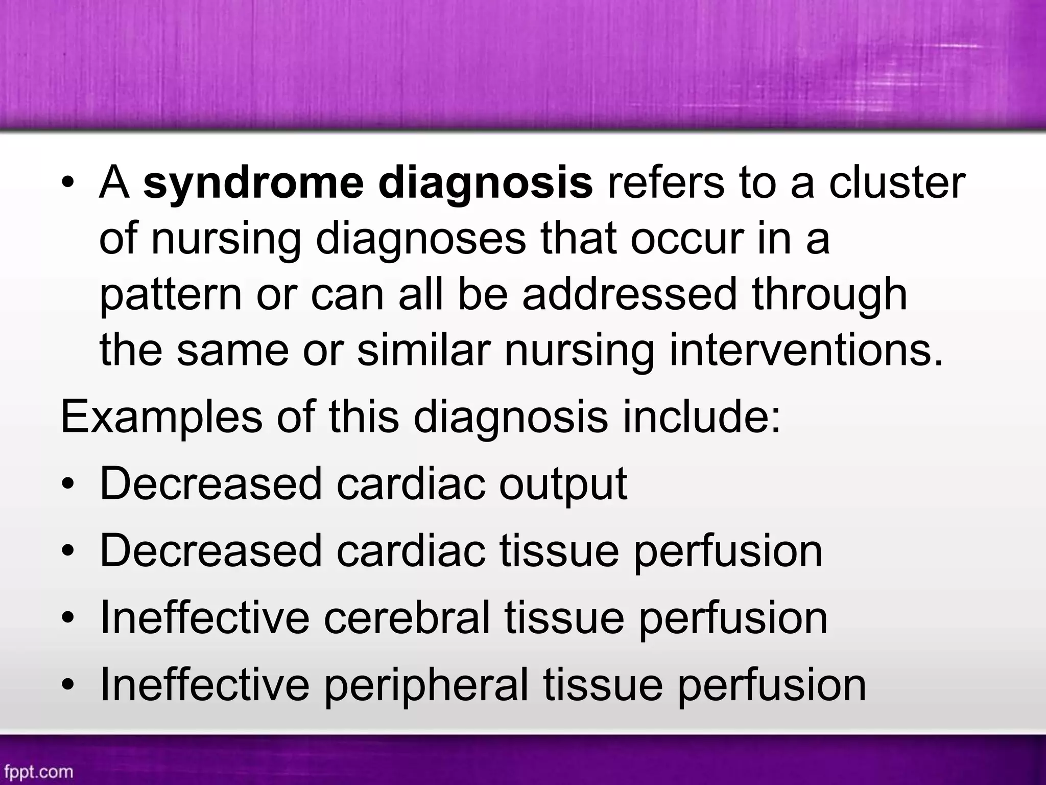 Types of NANDA-I Nursing Diagnosis | PPT