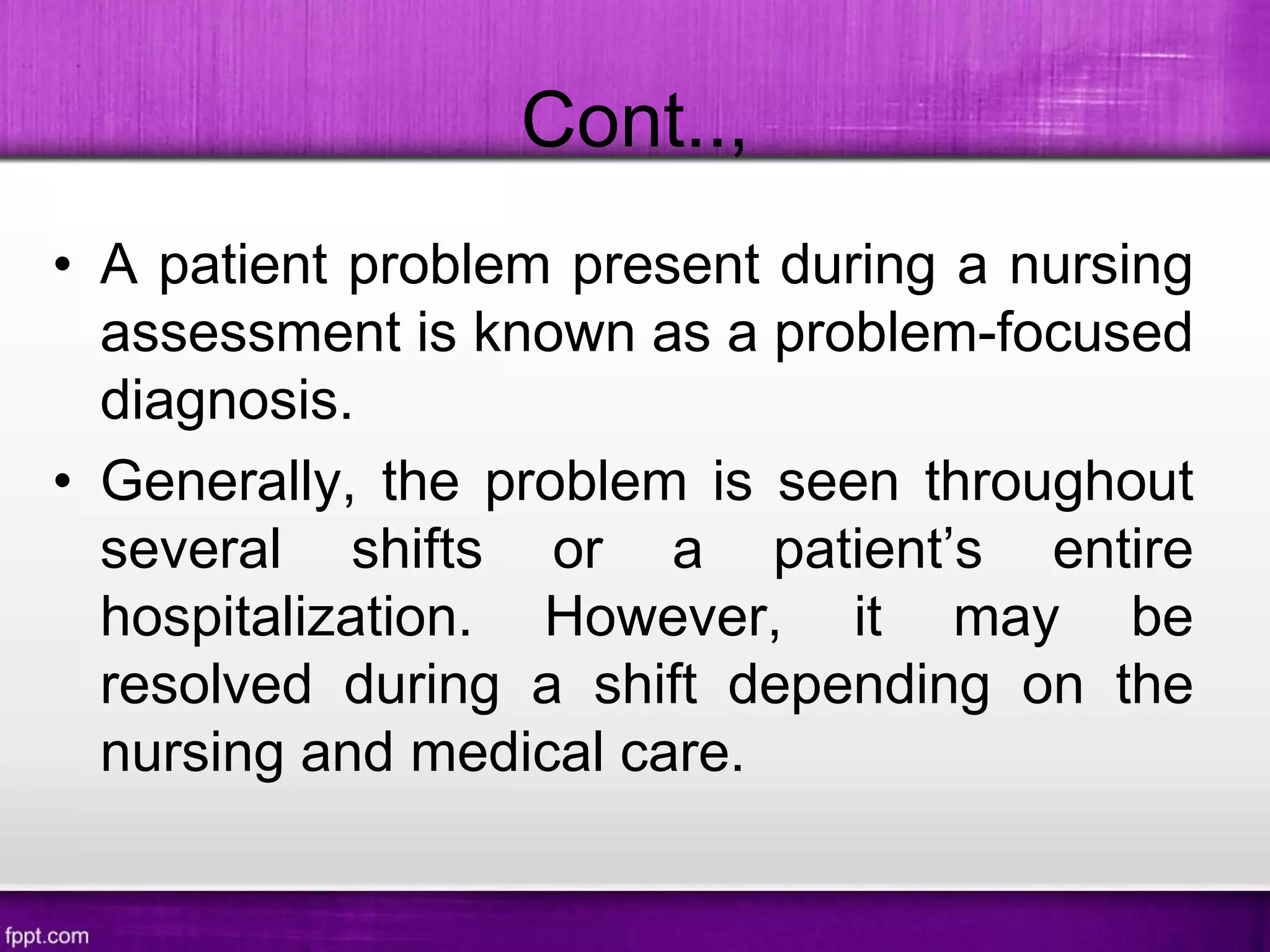 Types of NANDA-I Nursing Diagnosis | PPT
