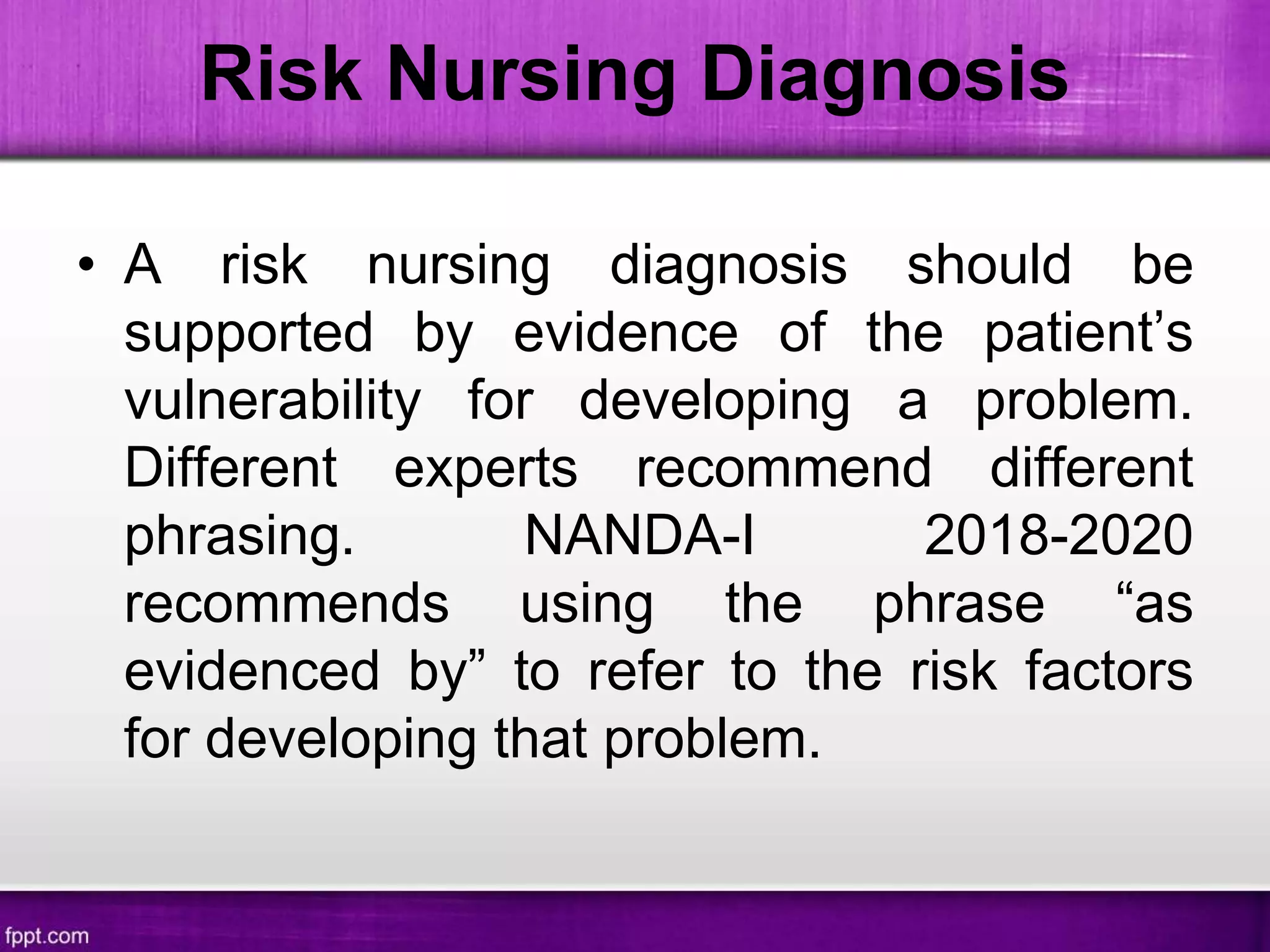 Types of NANDA-I Nursing Diagnosis | PPT