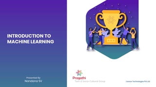 An Introduction to Machine Learning | PPT