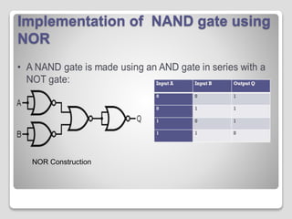 Nand and nor | PPT | Free Download
