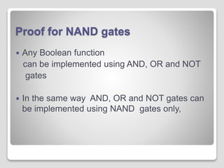 Nand and nor | PPTX