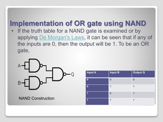Nand and nor | PPTX