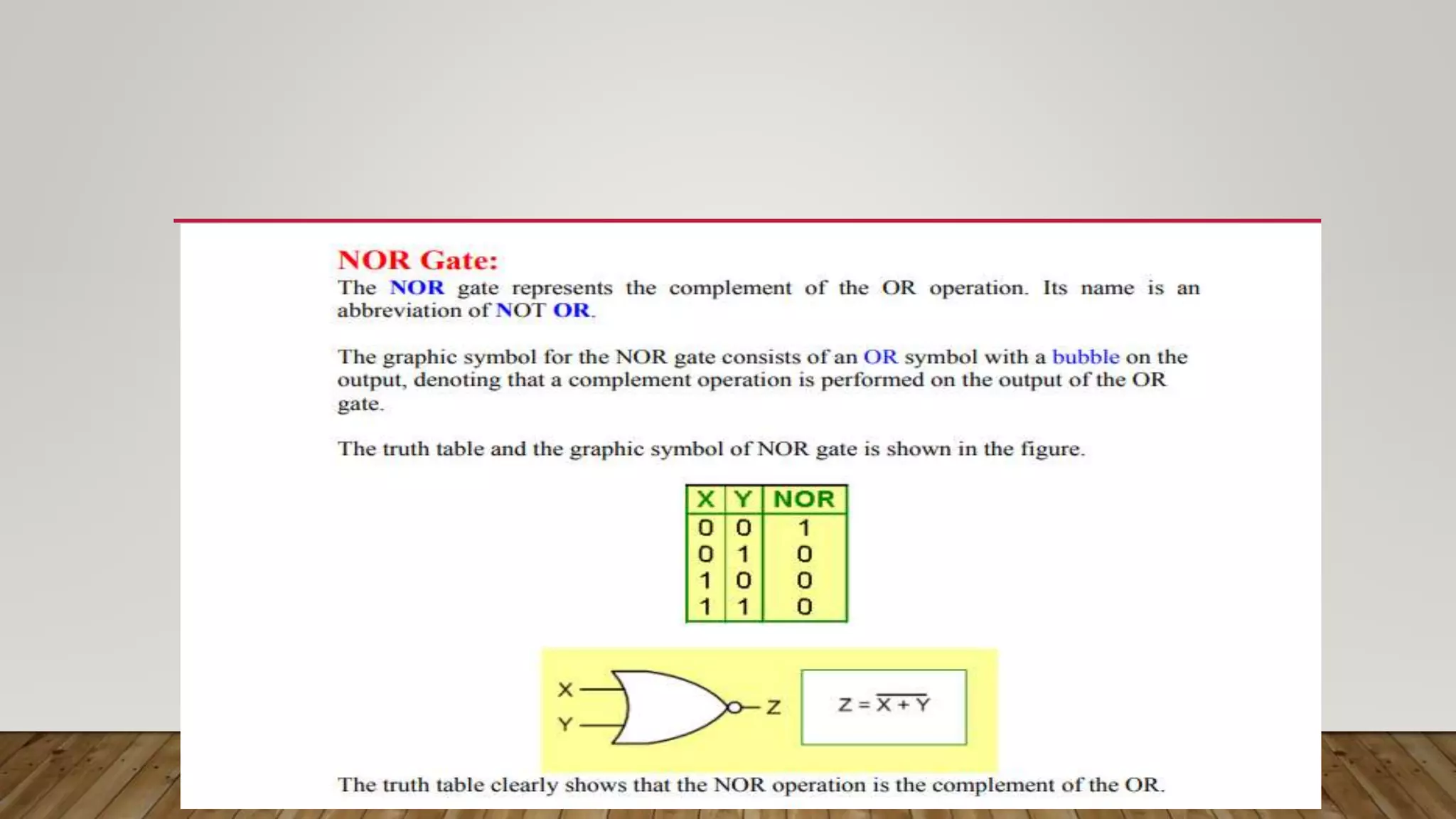 Nand and nor gate | PPT