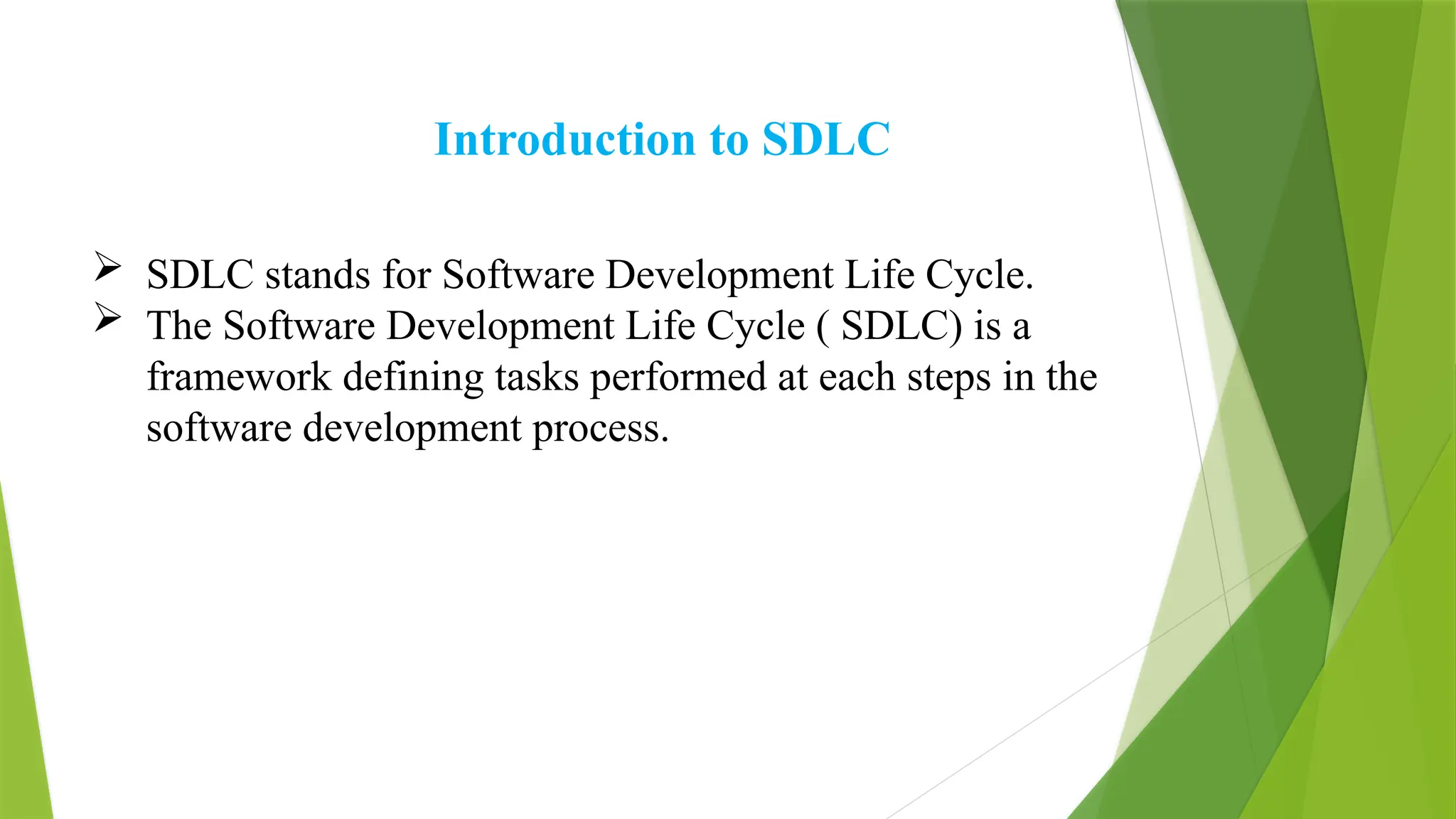 Nandan T M SDLC Phases and roles pptNaan | PPTX