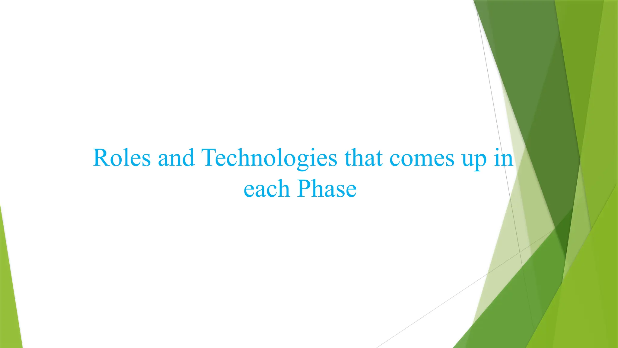 Nandan T M SDLC Phases and roles pptNaan | PPTX