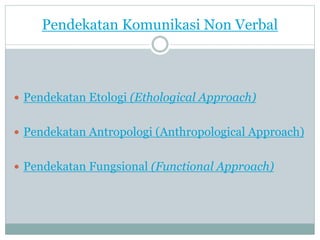 Perilaku Organisasi: Komunikasi Non Verbal | PPTX