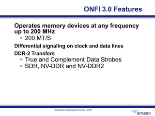 ONFI 3.0 NAND Flash Controller | PPTX