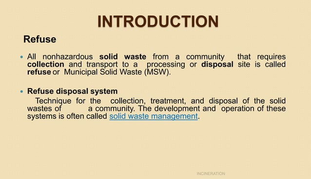 ppt on refuse disposal system and installation | PPTX