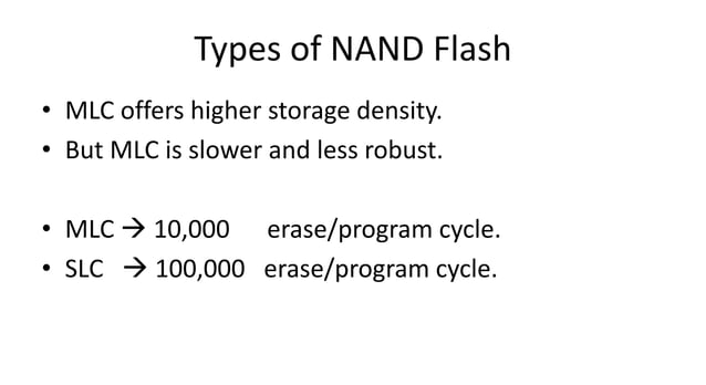 Nand flash memory | PPTX