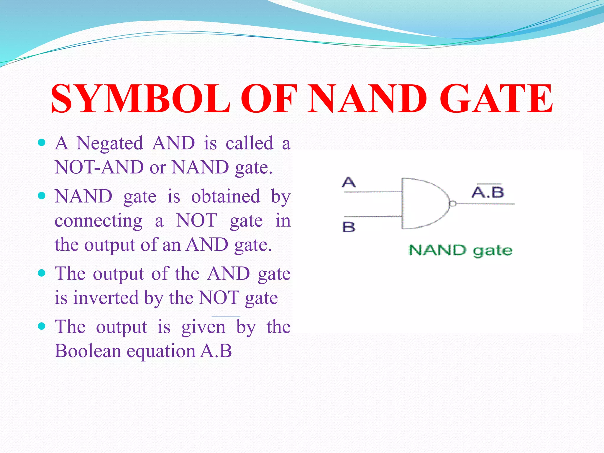 Nand gate | PPTX