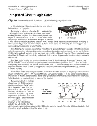 Nand gate breadboardtask | PDF