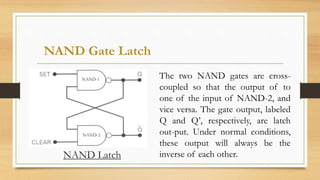 Nand gate latch (sequential circuit ) | PPTX | Programming Languages ...