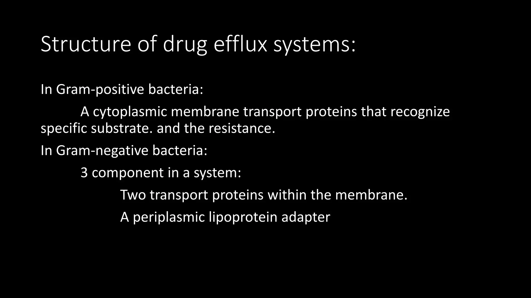 antibiotic resistance via efflux pumps | PPTX